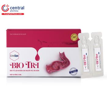 [CHÍNH HÃNG] Thuốc BioTri LiveSpo giảm triệu chứng của trĩ, táo bón