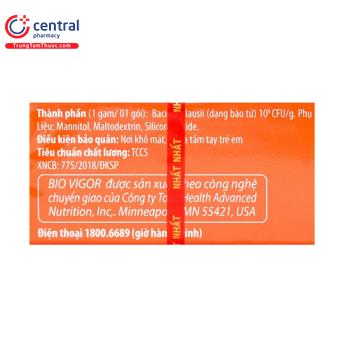 [CHÍNH HÃNG] Bio Vigor cải thiện hệ vi sinh đường ruột