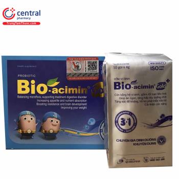 Thuốc Bio-acimin gold: men vi sinh tiêu hóa khỏe, trẻ ăn ngon
