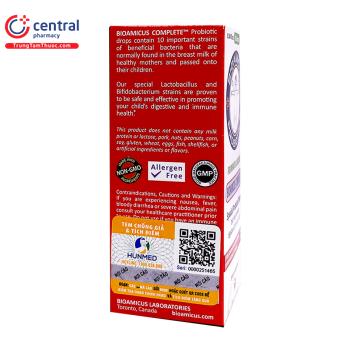 [CHÍNH HÃNG] Thuốc BioAmicus Complete - Tiêu hóa khỏe, trẻ ngoan hơn