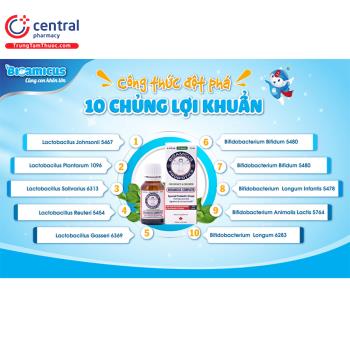 [CHÍNH HÃNG] Thuốc BioAmicus Complete - Tiêu hóa khỏe, trẻ ngoan hơn