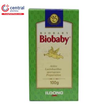 [CHÍNH HÃNG] Thuốc Biobaby (lọ 100g) điều trị rối loạn tiêu hóa