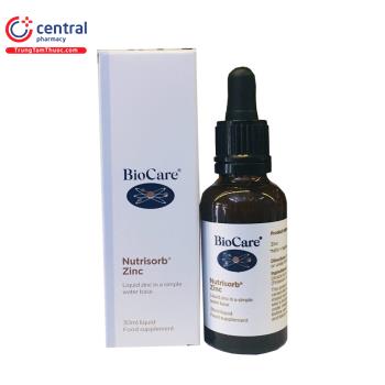 [CHÍNH HÃNG] Thuốc BioCare Nutrisorb Zinc - Hấp thu tốt, phát triển tốt