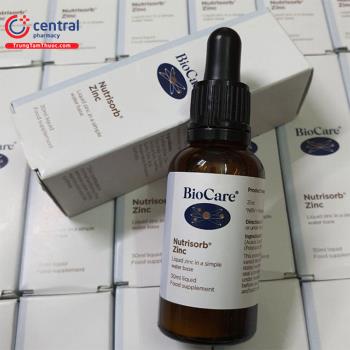 [CHÍNH HÃNG] Thuốc BioCare Nutrisorb Zinc - Hấp thu tốt, phát triển tốt