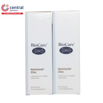 [CHÍNH HÃNG] Thuốc BioCare Nutrisorb Zinc - Hấp thu tốt, phát triển tốt