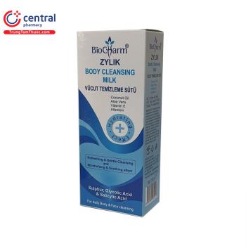 [CHÍNH HÃNG] Sữa tắm Biocharm Zylik Body Cleansing Milk cho da viêm
