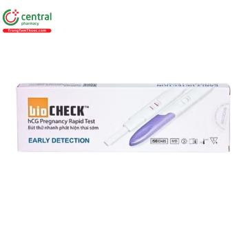 Bút thử thai Biocheck Early Detection hCG Pregnancy Rapid Test, giúp ...
