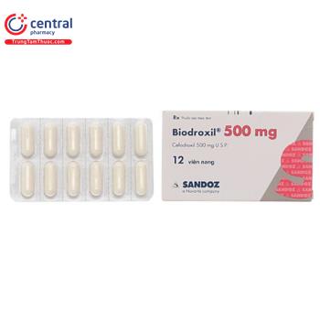 [CHÍNH HÃNG] Thuốc kháng sinh Biodroxil 500mg: tác dụng, lưu ý