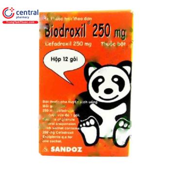[CHÍNH HÃNG] Thuốc Biodroxil 250mg (bột) điều trị nhiễm khuẩn