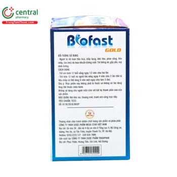Thuốc Biofast Gold bổ sung men vi sinh cần thiết cho cơ thể