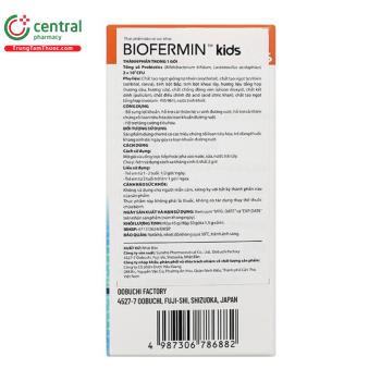 Biofermin kids bổ sung lợi khuẩn, hỗ trợ tăng cường sức khỏe tiêu hóa