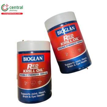 Thuốc Bioglan Red Krill Oil Double Strength 1000mg nâng cao sức khoẻ