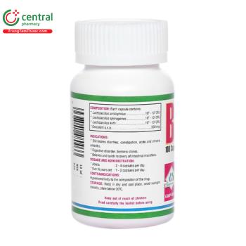 Thuốc Biolac Lọ 100 Viên Nang giúp cân bằng hệ vi sinh đường ruột