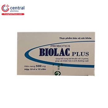 [CHÍNH HÃNG] Thuốc Biolac Plus (Viên) hỗ trợ rối loạn tiêu hóa