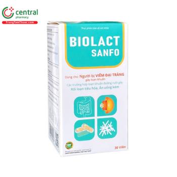 Thuốc Biolact Sanfo cân bằng vi sinh đường ruột, cải thiện tiêu hóa