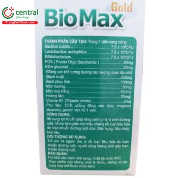 Men vi sinh BioMax Gold (Đức Minh Pharma) - Hết lo rối loạn tiêu hóa