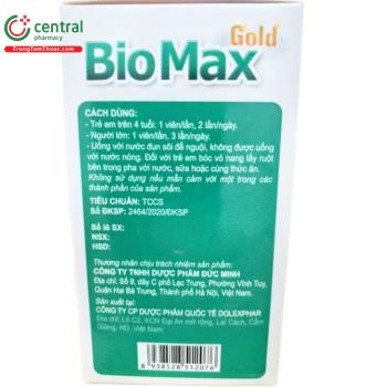 Men vi sinh BioMax Gold (Đức Minh Pharma) - Hết lo rối loạn tiêu hóa