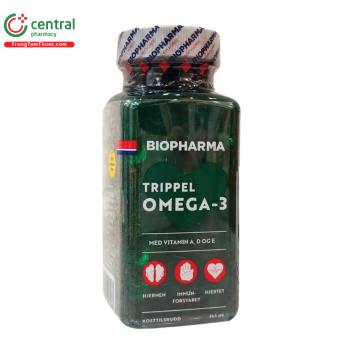 Biopharma Tripple Omega-3 - tăng cường sức khỏe tim mạch, não bộ, thị lực