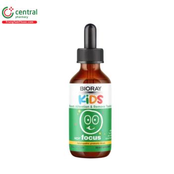 Thuốc Bioray Kids NDF Focus cung cấp dưỡng chất giúp bé thông minh