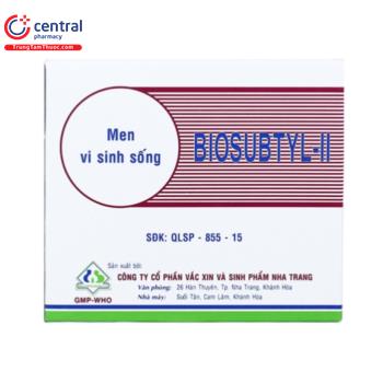 [CHÍNH HÃNG] Men vi sinh Biosubtyl-II Biopharco (Bột) trị tiêu chảy