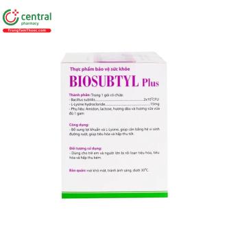 Thuốc Biosubtyl Plus bổ sung lợi khuẩn, cải thiện tiêu hoá khỏe mạnh