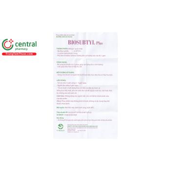 Thuốc Biosubtyl Plus bổ sung lợi khuẩn, cải thiện tiêu hoá khỏe mạnh