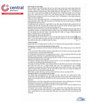 [CHÍNH HÃNG] Thuốc Biotax 2g IV điều trị nhiễm khuẩn nặng