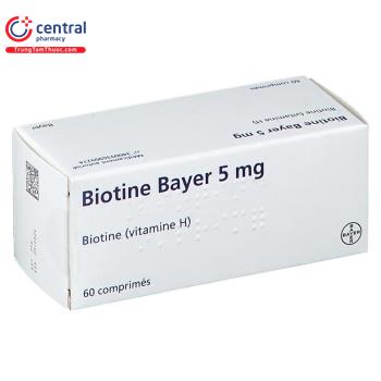 [CHÍNH HÃNG] Thuốc Biotine Bayer 5mg - Thuốc da liễu trị viêm da nhờn