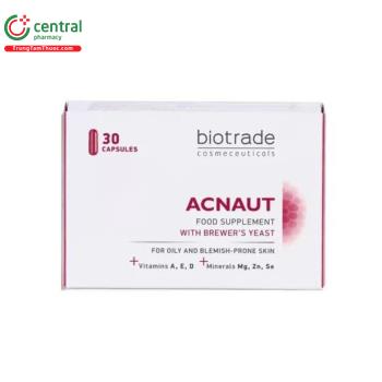 Viên uống Biotrade Acnaut Food Supplement làm đẹp da, nâng cao đề kháng