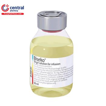 [CHÍNH HÃNG] Thuốc Biseko 50 g/l chai 50ml - Dung dịch tiêm truyền
