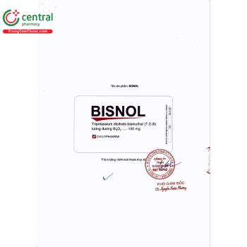 Thuốc Bisnol 120mg - Điều trị bệnh loét dạ dày tá tràng do vi khuẩn Hp