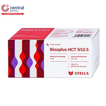 Bisoplus HCT 5/12.5 - thuốc dùng để điều trị tăng huyết áp