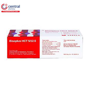 Bisoplus HCT 5/12.5 - thuốc dùng để điều trị tăng huyết áp