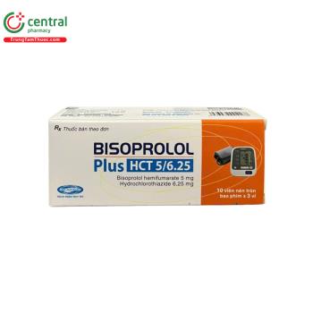 Thuốc Bisoprolol Plus HCT 5/6.25 được chỉ định điều trị tăng huyết áp