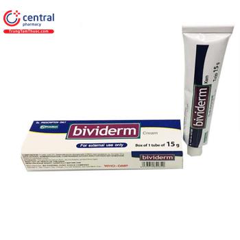 Thuốc Bividerm 15g: Tác dụng - chỉ định, cách dùng -liều dùng