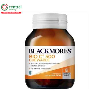 Thuốc Blackmores Bio C 500 Chewable hỗ trợ tăng cường sức đề kháng
