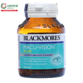 Thuốc Blackmores Macu-Vision Plus 60 viên bảo vệ mắt khoẻ mạnh
