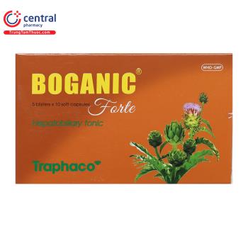 Thuốc Boganic Forte (Hộp 50 viên) - Thuốc bảo vệ sức khỏe lá gan