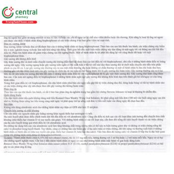 Thuốc Bonasol Once Weekly 70mg Oral Solution điều trị loãng xương