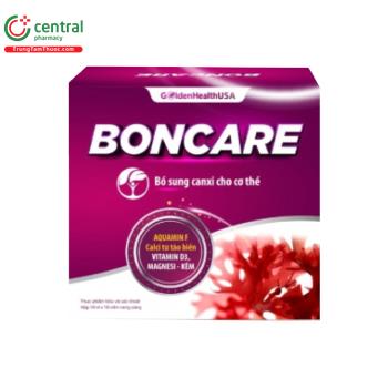 Thuốc Boncare tăng cường hấp thu canxi, hỗ trợ xương chắc khỏe