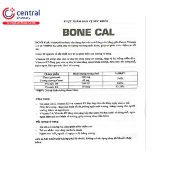 [CHÍNH HÃNG] Thuốc Bone Cal 100ml - Bổ sung calci cho trẻ cao lớn