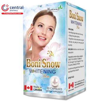 [CHÍNH HÃNG] Viên uống trắng da BoniSnow bí quyết duy trì sắc đẹp