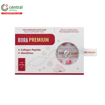 Bora Premium hỗ trợ làm chậm lão hóa da, tăng cường độ ẩm của da