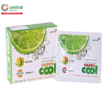 Bột sủi thanh nhiệt Happy Cool - Giải độc gan, tăng cường miễn dịch