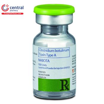 Botox 100 Units Botulinum Toxin Type A Nabota giúp xóa nhăn da