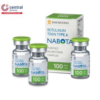 Botox 100 Units Botulinum Toxin Type A Nabota giúp xóa nhăn da