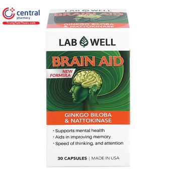[CHÍNH HÃNG] Thuốc Lab Well Brain Aid hỗ trợ giảm chóng mặt, nhức đầu