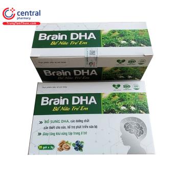 [CHÍNH HÃNG] Thuốc Brain DHA Bổ Não Trẻ Em (Cốm) cho bé thông minh
