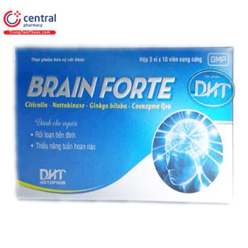 [CHÍNH HÃNG] Thuốc Brain forte Hataphar chữa rối loạn tiền đình