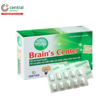 Thuốc Brain’s Center hỗ trợ hoạt huyết, tăng cường lưu thông máu não